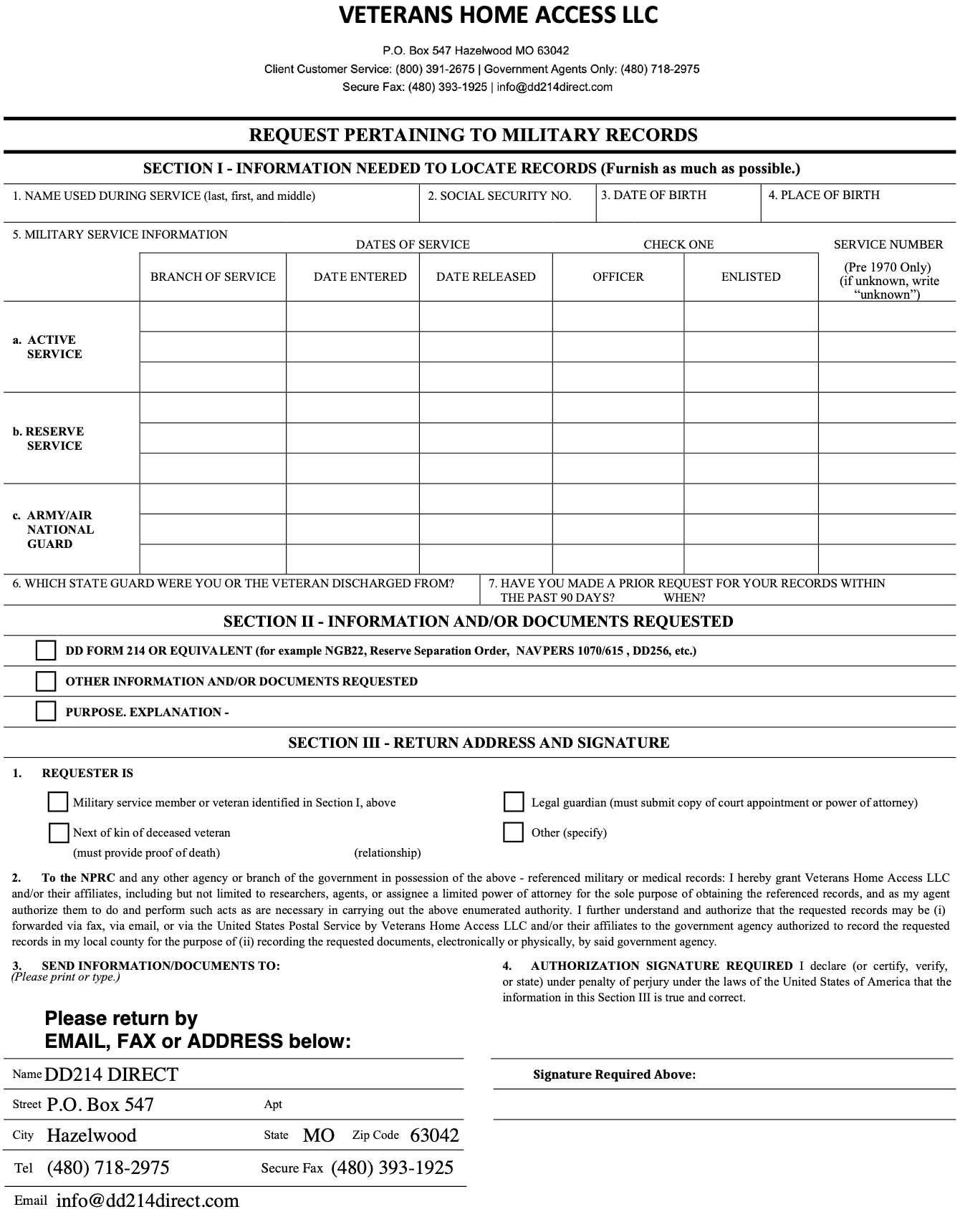 DD214 Direct: DD214 Form